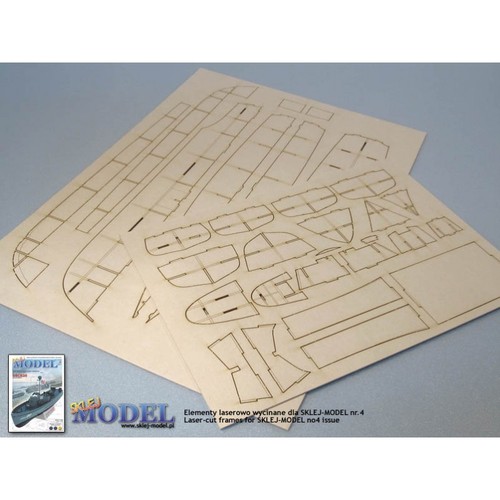 Sklej Model _AKC_04 USCG20 - Szkielet i podstawka wycinane laserowo