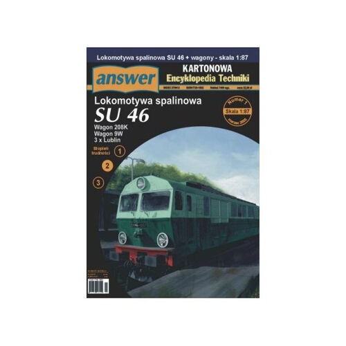Answer ET-03-2005-02 SU 46, Wagon 208K, Wagon 9W, 3 x Lublin - Diesel Locomotive
