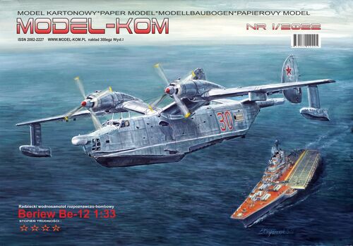 Model-Kom 1-2022 Radziecki Wodnosamolot Beriew Be-12 Czajka
