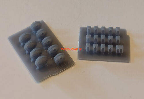 WAK BLO245 Galway Hooker - Resin Blocks And Deadeyes