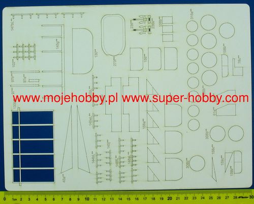 Answer ANG-127-SZK01 USS Yorktown (CV-10) - Laser Cut Frames