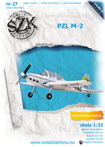 Świat z kartonu 027 PZL M-2