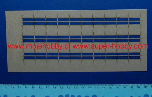 Modelik _AKC_A25 Reling 2-rzędowy 1:100, 100 cm