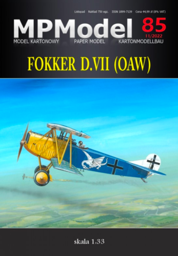 MPM Model 11-2022 Fokker D.VII (OAW)