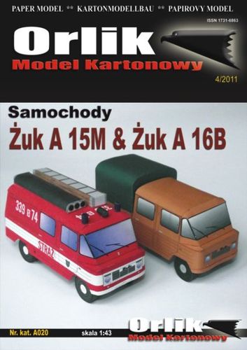 Orlik A020 Samochody Żuk A15M & Żuk A 16B