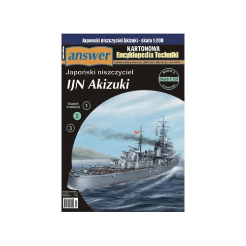 Answer ET-08-2010-03 IJN Akizuki - Japanese Destroyer