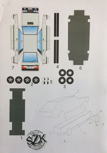 Świat z kartonu POLONEZ Polonez