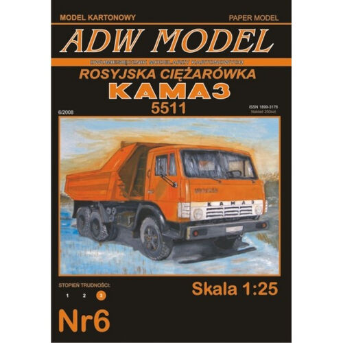 ADW Model 06-2008 KAMAZ 5511 - Russian Truck