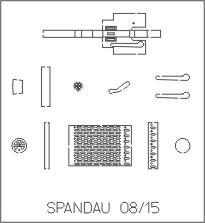 Kartonowa Kolekcja AKC-L01 Karabin maszynowy LGM Spandau wz.08/15 kal.7,92mm