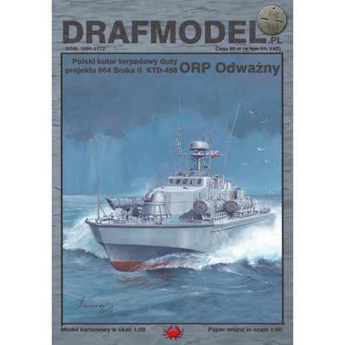 Draf Model 1-2-2015 Polski kuter torpedowy KTD-458 ORP Odważny