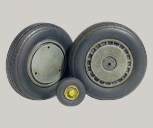 Haliński KA-Wheels-03 Resin Wheels For P-47 Thunderbolt