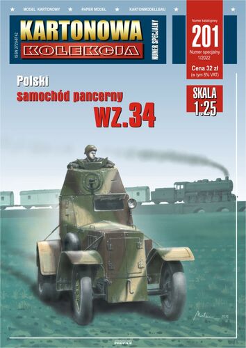 Kartonowa Kolekcja 201 Polski samochód pancerny wz.34
