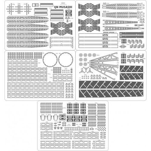 Answer ANG-05-2016-02-SZK03 IJN Musashi - Set Of Details