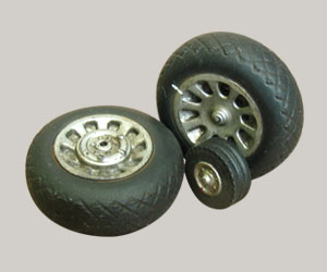 Haliński KA-Wheels-02 Resin Wheels For P-51B/C/D Mustang