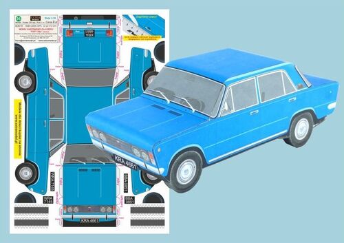 Extra Model 056N Fiat 125P Niebieski