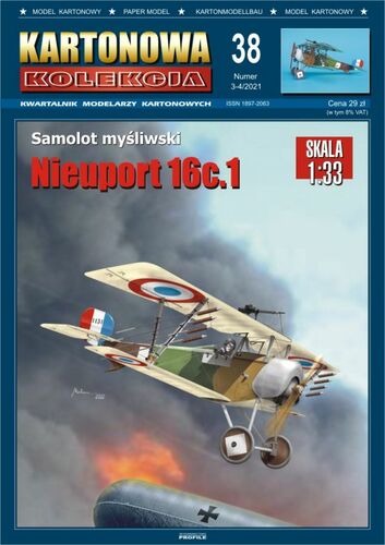 Kartonowa Kolekcja 38 Nieuport 16c.1