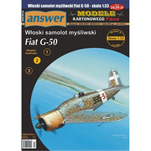 Answer MKF-05-2008 Fiat G-50 - Italian Fighter Plane