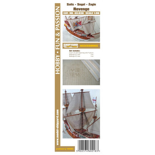 ShipYard AS036 Revenge - Sails