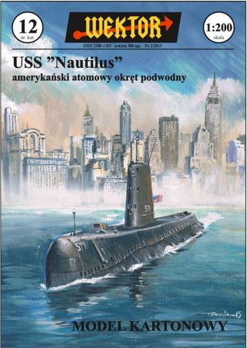 Wektor 12 USS "Nautilius" amerykański atomowy okręt podwodny