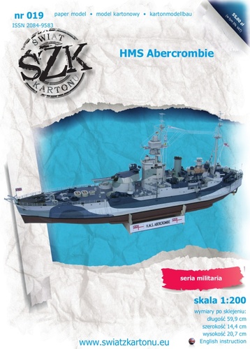 Świat z kartonu 019 HMS Abercrombie