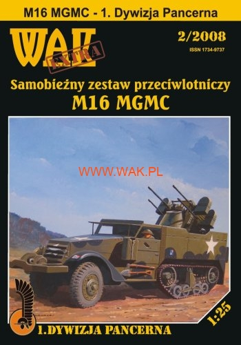 WAK EXTRA02-2008 Self-Propelled Anti-Aircraft Gun M16 MGMC - 1st Polish Armored Division