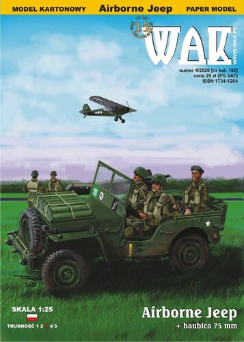 WAK 04-2020 Jeep Airborne z haubicą 75 mm