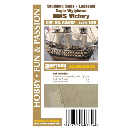 ShipYard AS007 HMS Victory - Studding Sails