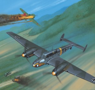 Haliński MM-5-6-2004 Messerschmitt Bf 110G-2 - German Fighter
