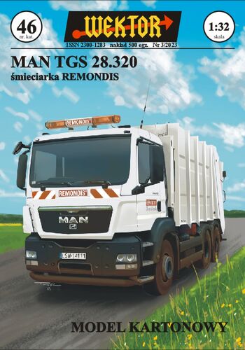 Wektor 46 MAN TGS 28.320 - Śmieciarka Remondis