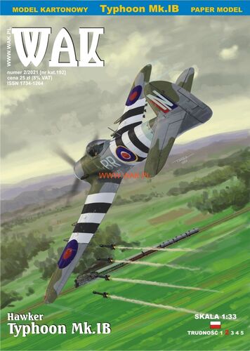 WAK 02-2021 Hawker Typhoon Mk.IB