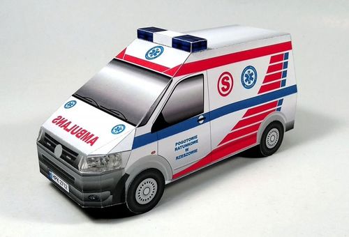 Sklej Model SP16 Ambulans sanitarny