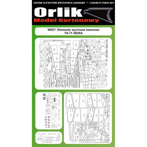 Orlik 027w Wręgi wycinane laserowo do modelu TS 11 Iskra