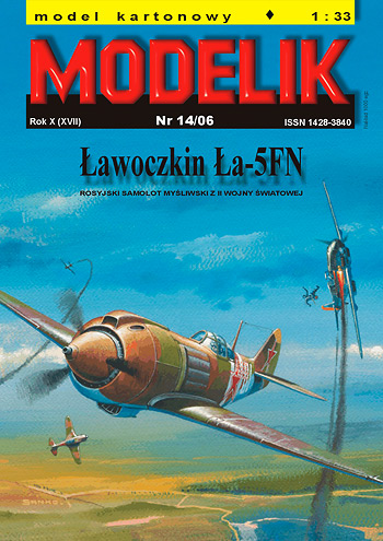 Modelik 14_06 Russian fighter Ławoczkin Ła-5FN