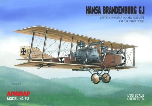Angraf 212 Hansa Brandenburg G.I - Austro-Hungarian Bomber Airplane