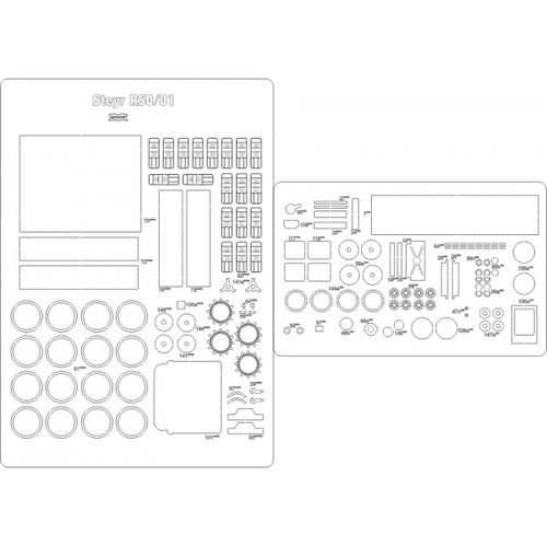 Answer KH-05-2018-SZK01 Steyr RSO/01 - Laser Cut Frames