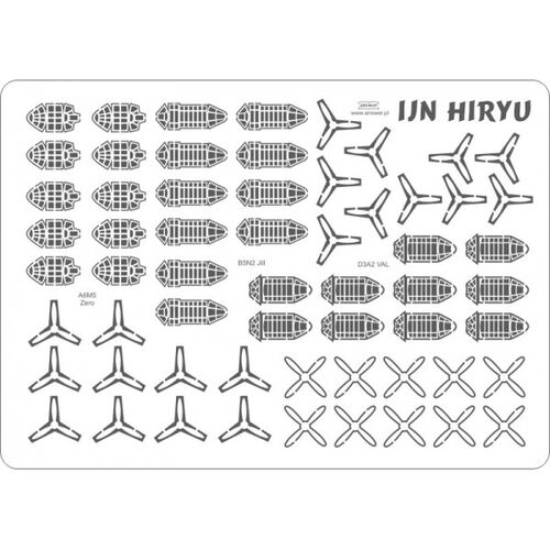 Answer ANG-02-2017-SZK04 IJN Hiryu - Planes Set Of Details