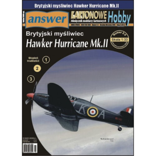 Answer KH-09-2007 Hawker Hurricane Mk.II - British Fighter
