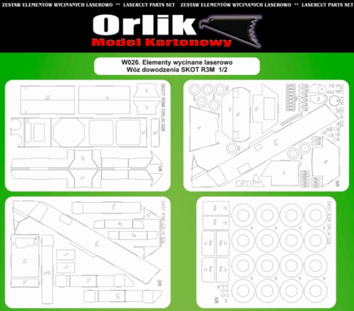 Orlik 026w Laserowo wycinane bieżniki kół oraz szkielet do SKOTa R3M