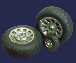 Haliński KA-Wheels-04 Resin Wheels For Spitfire I, II, V