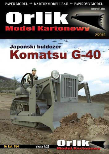 Orlik 084 Japoński buldożer KOMATSU G-40