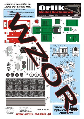 Orlik A034 Lokomotywa spalinowa Diema DS-12