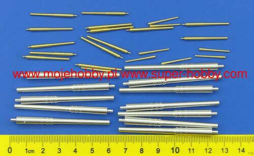 Haliński KA-Barrels-15 IJN Fuso - Metal Barrels 356mm (12pcs), 152mm (14pcs), 127mm (8pcs), 25mm (94pcs), 13,2mm (10pcs), 7,7mm (2pcs)