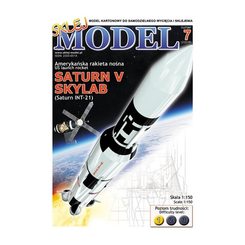 Sklej Model 07 Saturn V Skylab