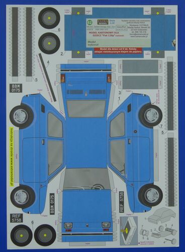 Extra Model 062N 14/2019 Fiat 126p (Blue)
