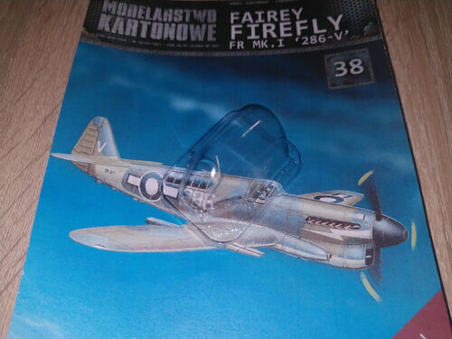 Modelarstwo kartonowe S-100 Fairey Firefly - Canopy
