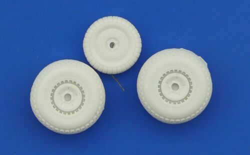 Haliński KA-Wheels-22 Koła Żywiczne Do Me 262 Schwalbe (3pcs)