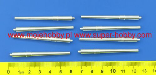 Haliński KA-Barrels-24 HMS Hood - Metal Barrels 381mm (8pcs), 102mm (14pcs), 40mm (24pcs), 12,7mm (16pcs)