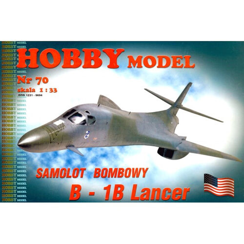 Hobby Model 070 B-1B Lancer Bomber Plane