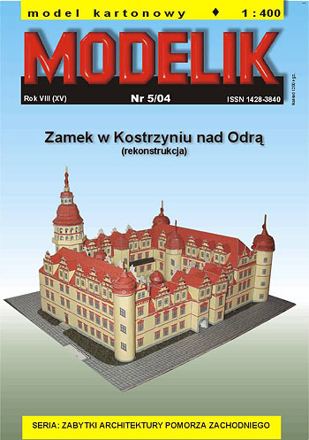 Modelik 05_04 CASTLE OF KOSTRZYŃ/ODRA RIVER