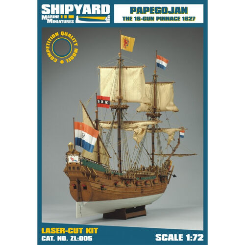 ShipYard ZL005 Papegojan - The 16-Gun Pinnace 1627